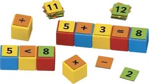 GEOMAG Magnetická stavebnice Magicube Math / 61 dílků / od 3 let