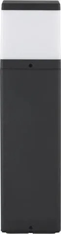 NV 9060184 Venkovní sloupkové svítidlo FERRON tmavě šedý hliník a čirý akrylový difuzor E27 1x12W 220-240V bez žárovky IP65 - NOVA LUCE