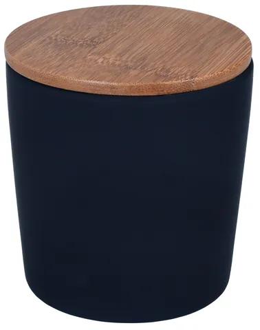 Erga Plain, kosmetický pohár na postavení, černá matná-hnědá, ERG-08120