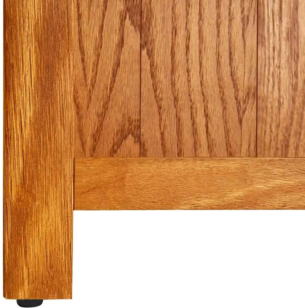 Knihovna se 7 policemi 60x22x200 cm masivní dubové dřevo 331743