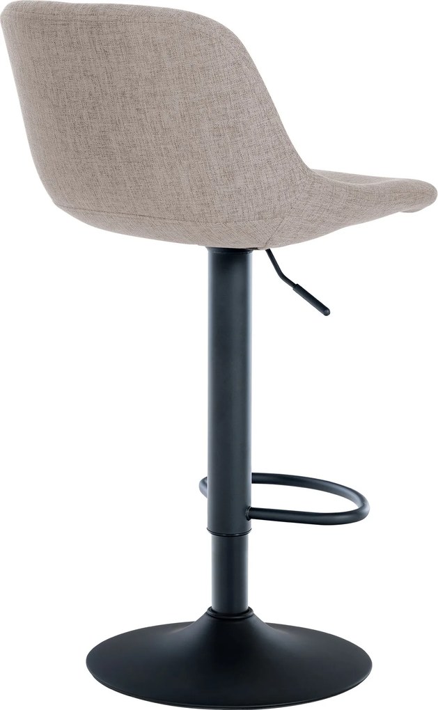 Sada 2 barových židlí Loft látka – taupe