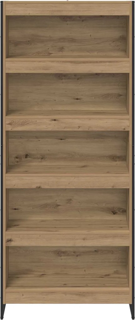 Knihovna 80 x 30 x 189,5 cm Kompozitní dřevo Umělecký dub 3403015
