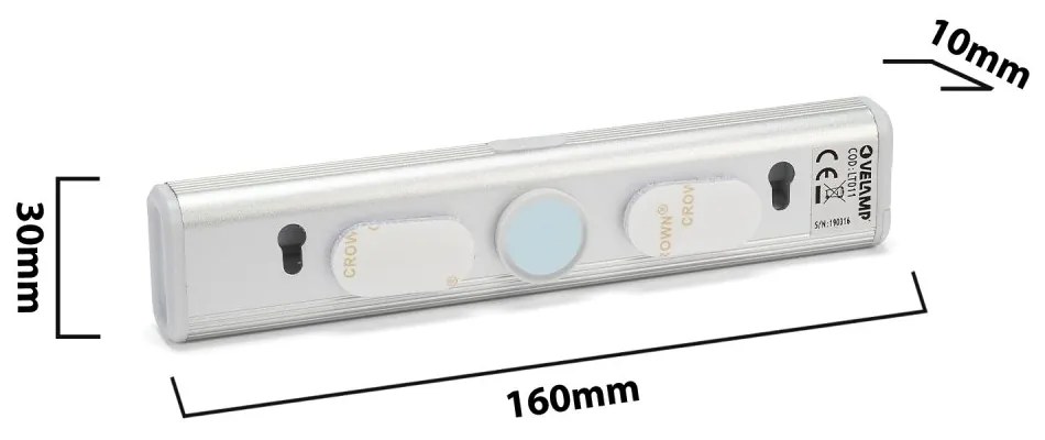 VELAMP 3W LED světlo LT011 se senzorem pohybu