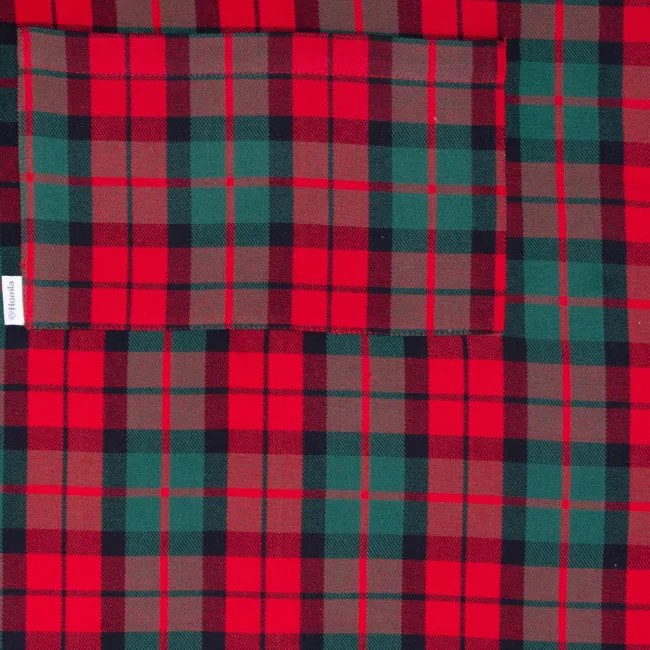Kuchyňská zástěra TARTAN červená / zelená 944837