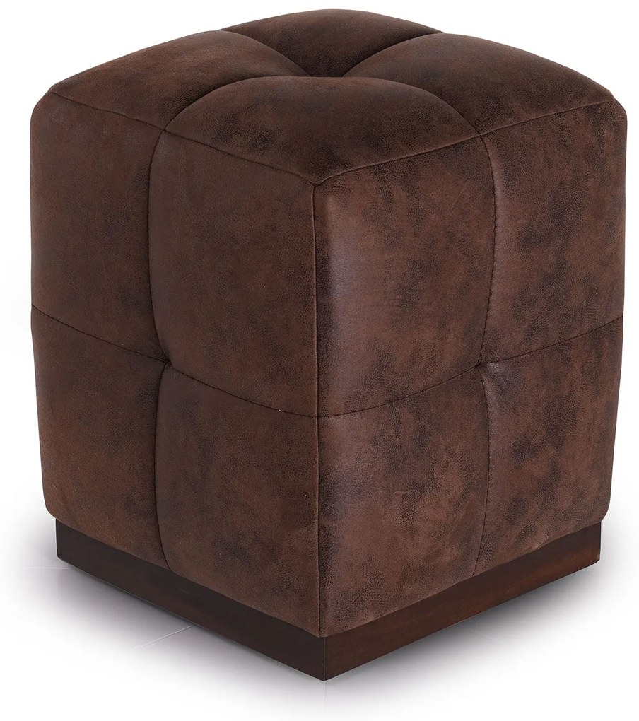 Atelier del Sofa Taburet Chocolate Small Pouf, Hnědá