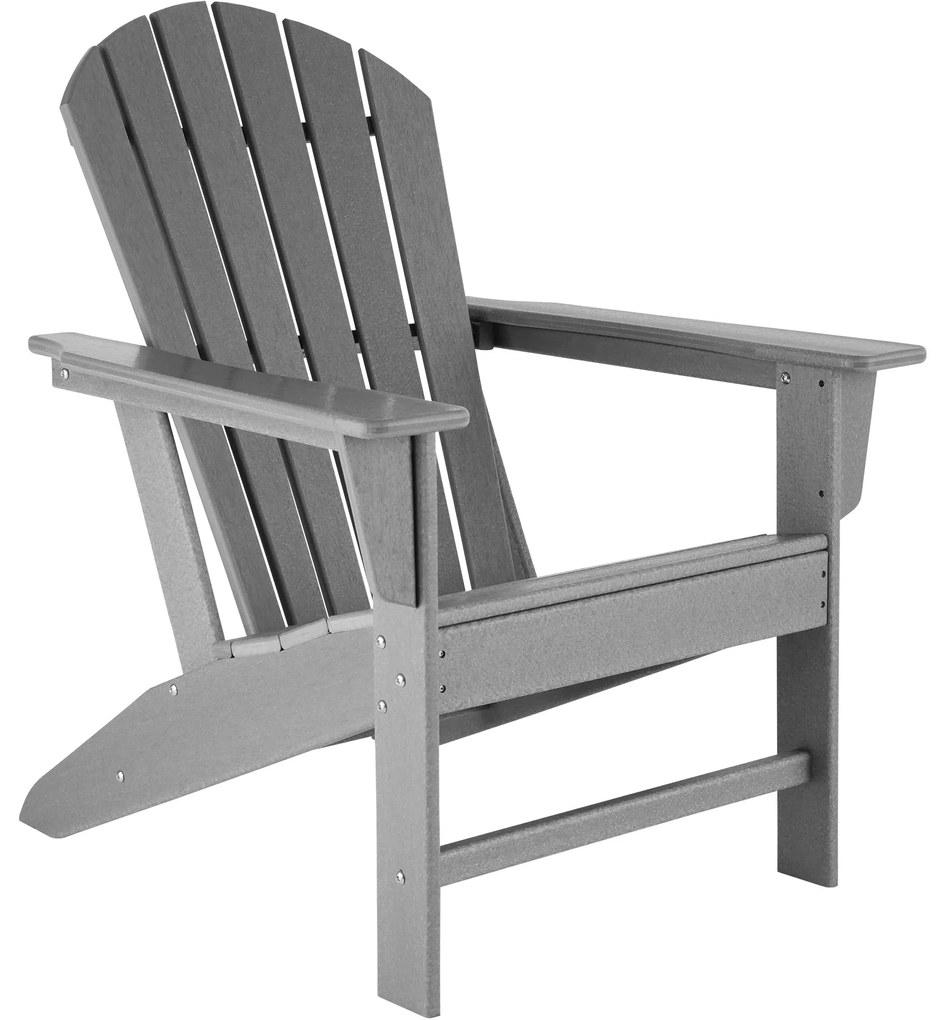tectake 404505 zahradní židle - světle šedá