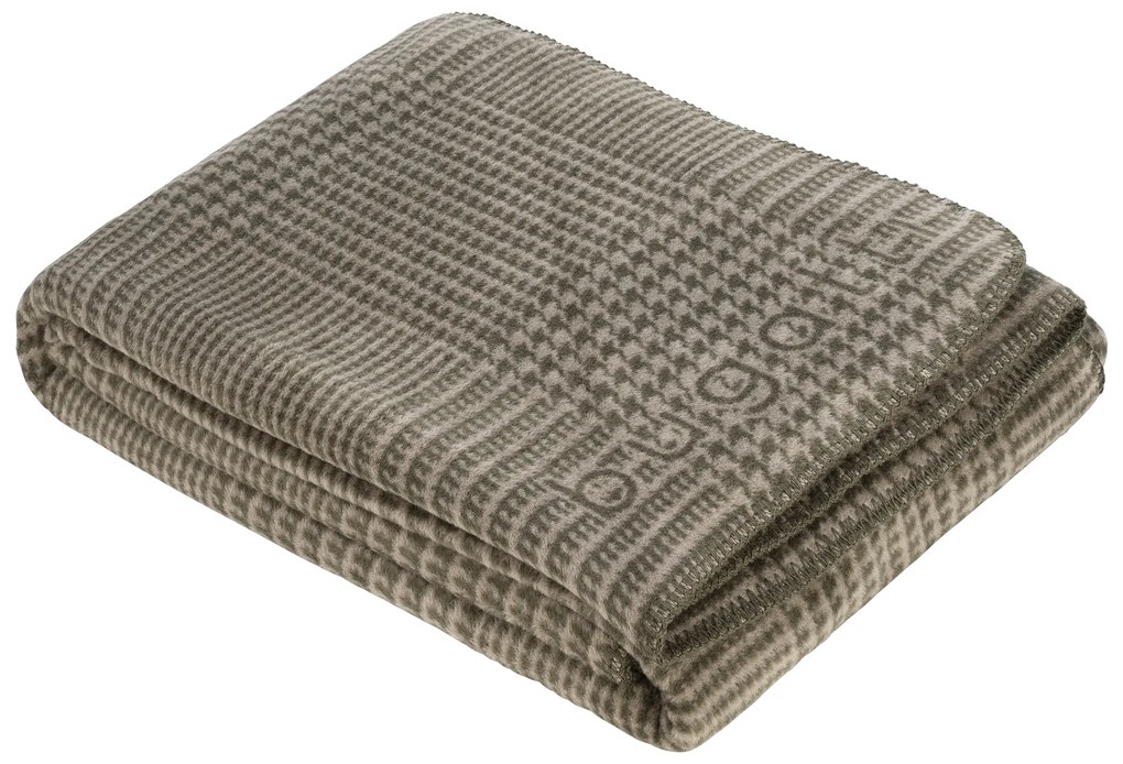 Ibena Jacquard Bugatti deka zelený vzor