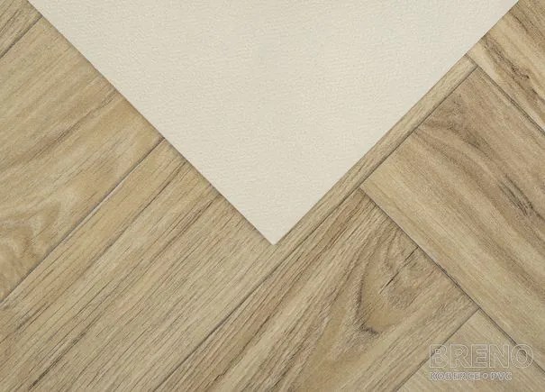 Breno PVC MAXIMA PLUS Estate Oak S61 - světlé parkety, šíře 100 cm