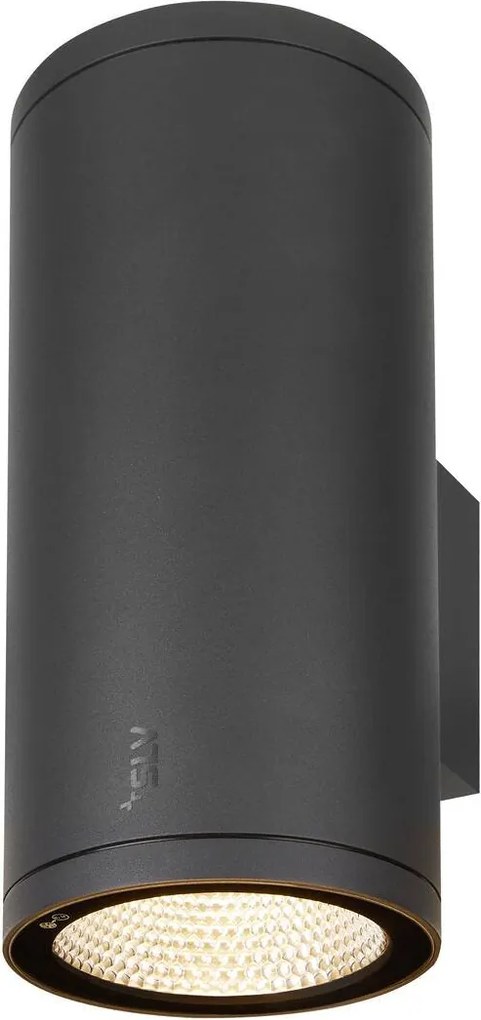 LA 1003441 ENOLA ROUND UP/DOWN L Outdoor, nástěnné LED svítidlo, antracitové, CCT 3000/4000K - BIG WHITE (SLV)