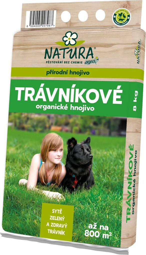 NATURA Přírodní organické trávníkové hnojivo 8 kg