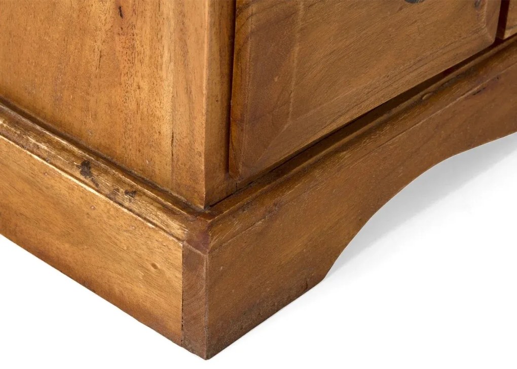 furniture-nabytek.cz - Masivní komoda Tahoma z akácie, lakovaná, přírodní – 58×25×82 cm