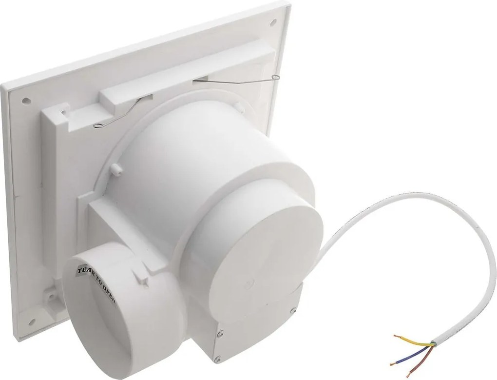 Sapho Sapho, TECTO koupelnový stropní ventilátor axiální, 20 W, potrubí 100mm, bílá, TC201