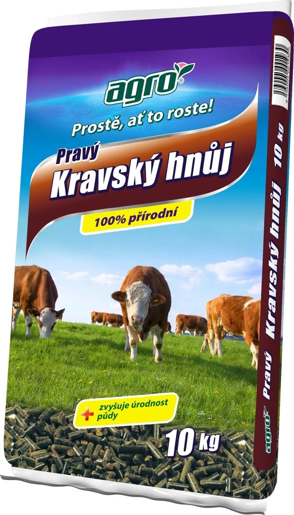 AGRO Pravý kravský hnůj 10 kg
