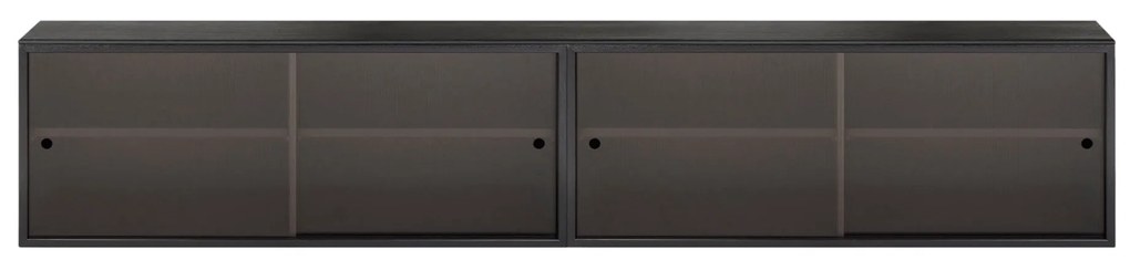 NORTHERN Skříňka Hifive Glass Storage, Black Oak, 100 cm / podstavec 28 cm