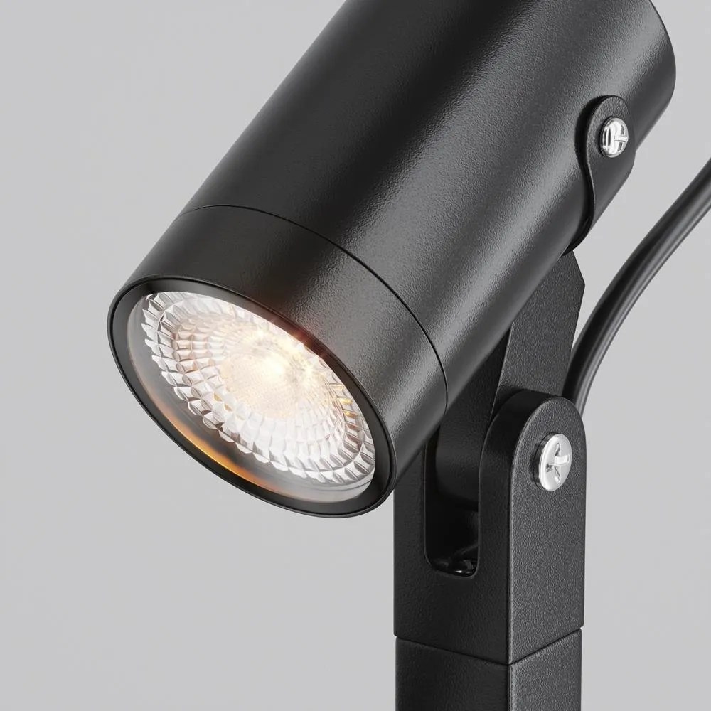 M O025FL-01B1 Venkovní stojací svítidlo Scope GU10 50W černý hliník IP65 - MAYTONI
