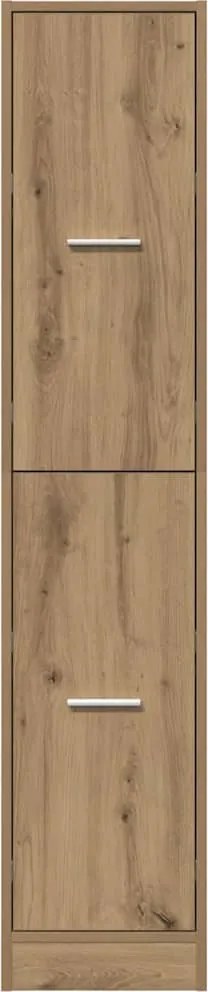 vidaXL Úložná skříňka 30x41x144,5 cm kompozit [855529] Barva: Bílá