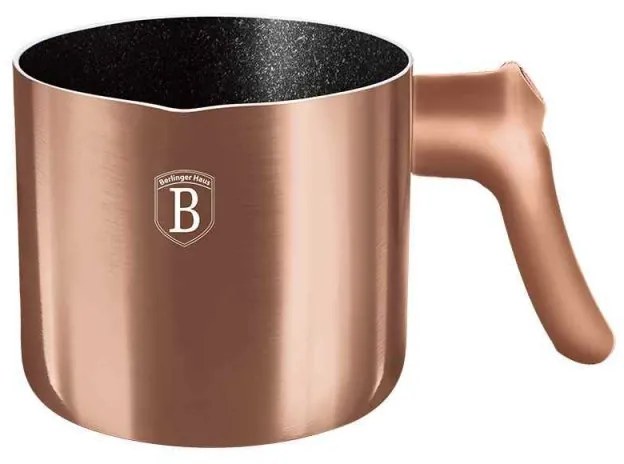 BERLINGERHAUS Mlékovar s mramorovým povrchem 1,2l Rosegold Metallic Line BH-1966