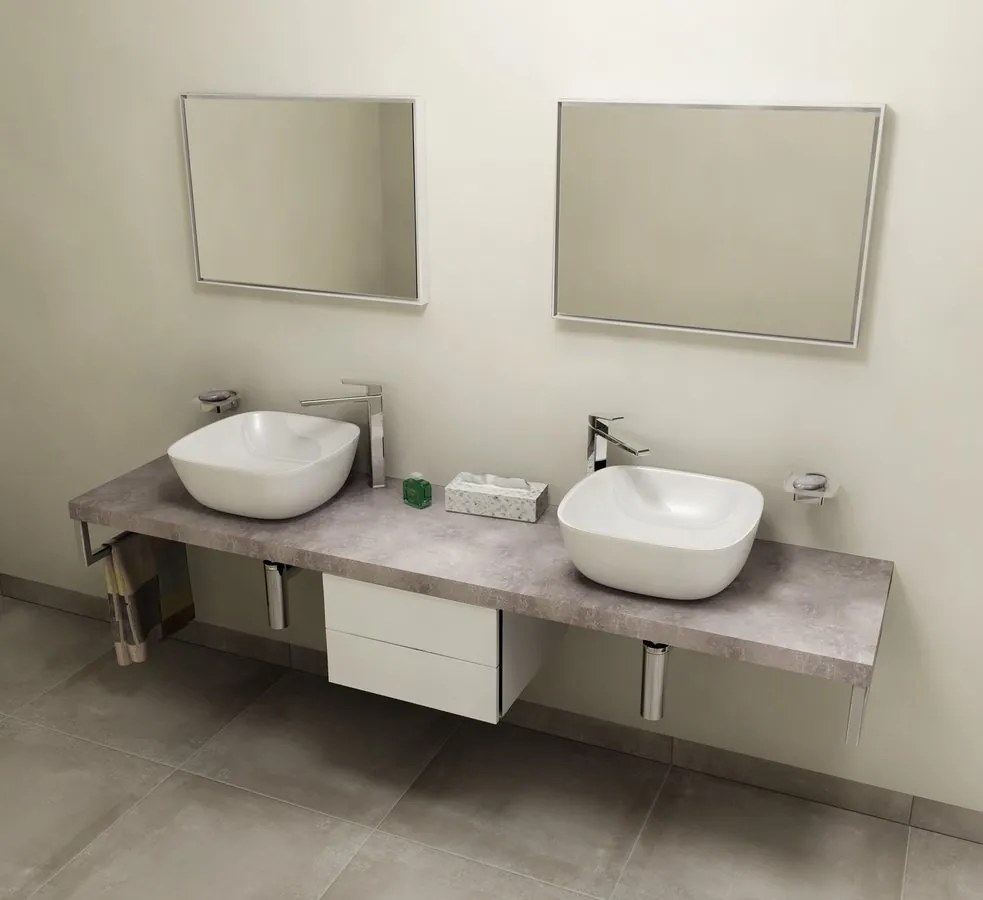 Sapho Avice deska 230 x 50 cm cement AV237