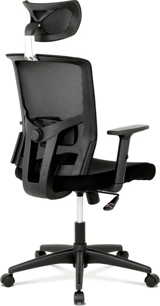 Ergonomická kancelářská židle RELORA - černá síťovina