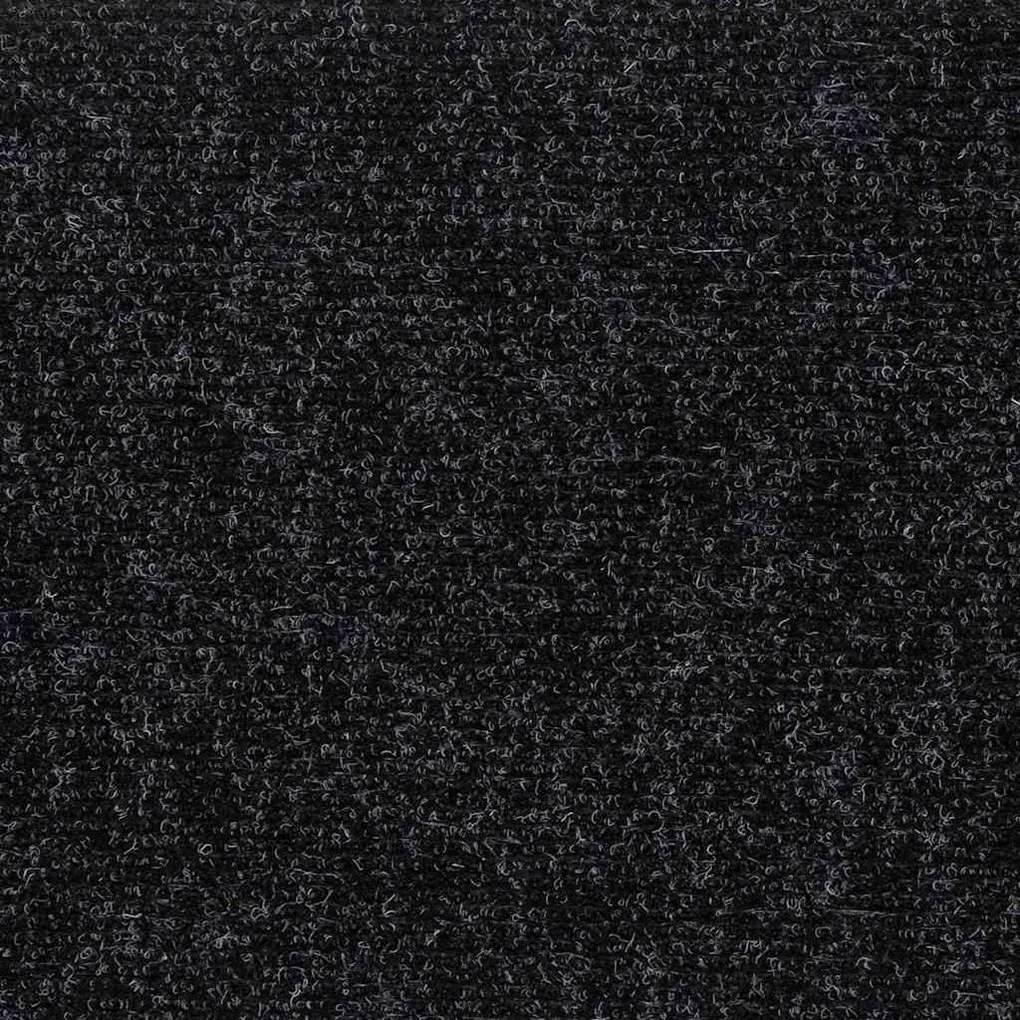 Schodové rohože samolepicí 30 ks 60 x 25 cm černé obdélníkové 3365705