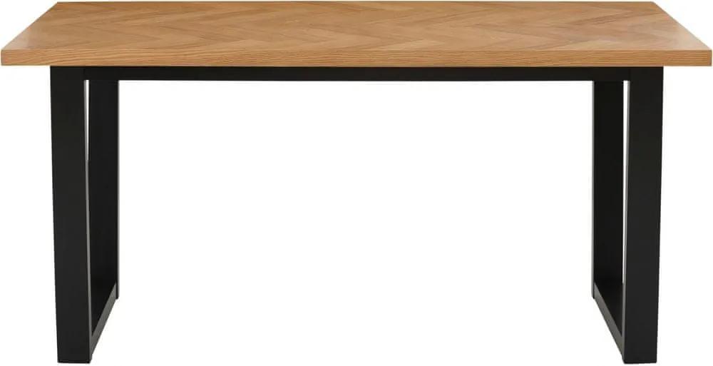 Danish style Jídelní stůl Grebor, 140 cm, hnědá
