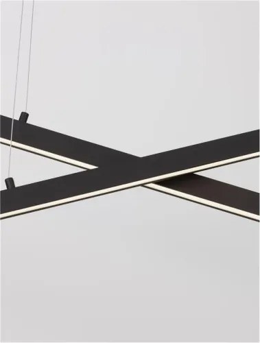 Závěsné LED svítidlo NOVA LUCE X-LINE 40W 3000K 9060920 stmívatelné Triac