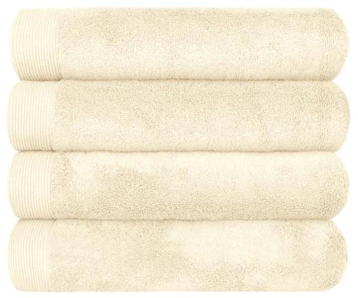 SCANquilt modalový ručník MODAL SOFT krémová malý ručník 30 x 50 cm