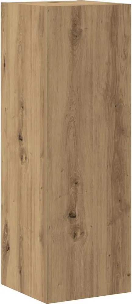 Nástěnné TV skříňky 4 ks dub artisan kompozitní 3328972