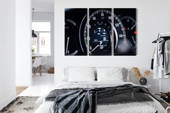 Vícedílný obraz Moderní Auto Rychloměr Nedostatek Nedostatek Plátno Canvas 60x40