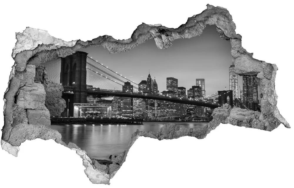 Wallmuralia Samolepící díra na stěnu New York 95x73 cm