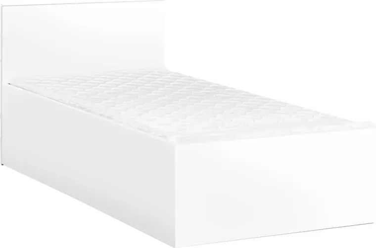 Postel SOFIA 90 x 200 cm, bílá Matrace: Matrace Coco Maxi 20 cm, Rošt: Bez roštu