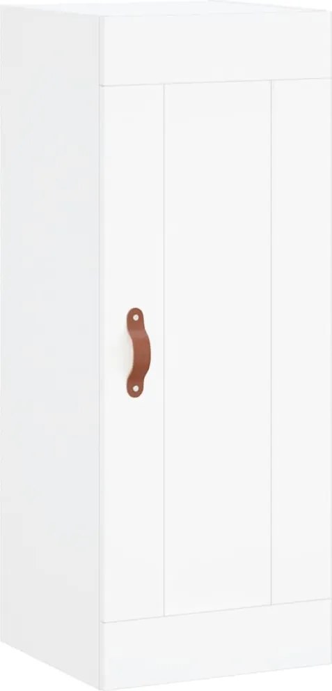 Skříň highboard bílá 34,5 x 34 x 180 cm kompozitní dřevo 3200233