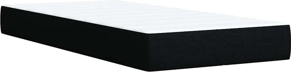 Box spring postel s matrací černá 100 x 200 cm textil 3285451