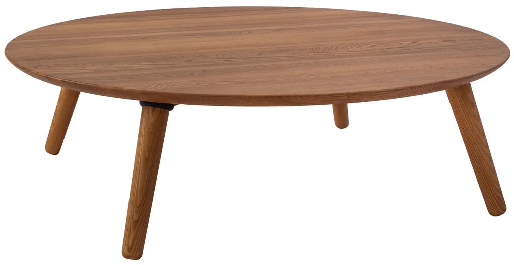 Dřevěný konferenční stolek RAGABA CONTRAST SLICE 100 cm