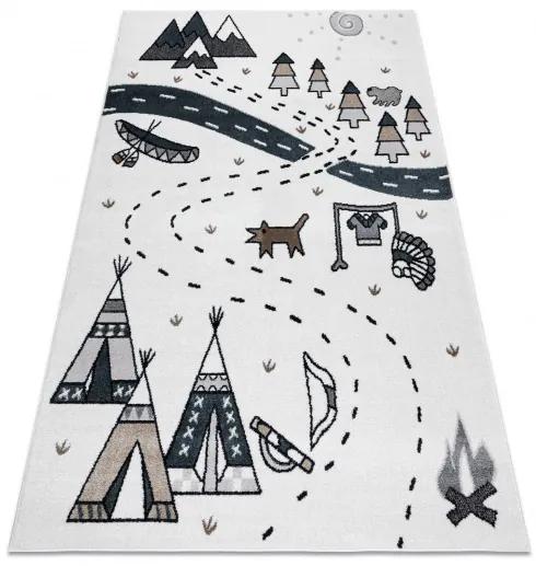 Dětský kusový koberec Fun Indian cream - 160x220 cm