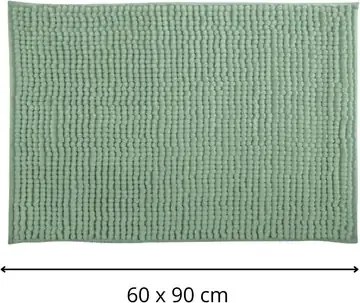 MSV CHENILLE koupelnová předložka 60 x 90 cm bazalková / mikrovlákno /