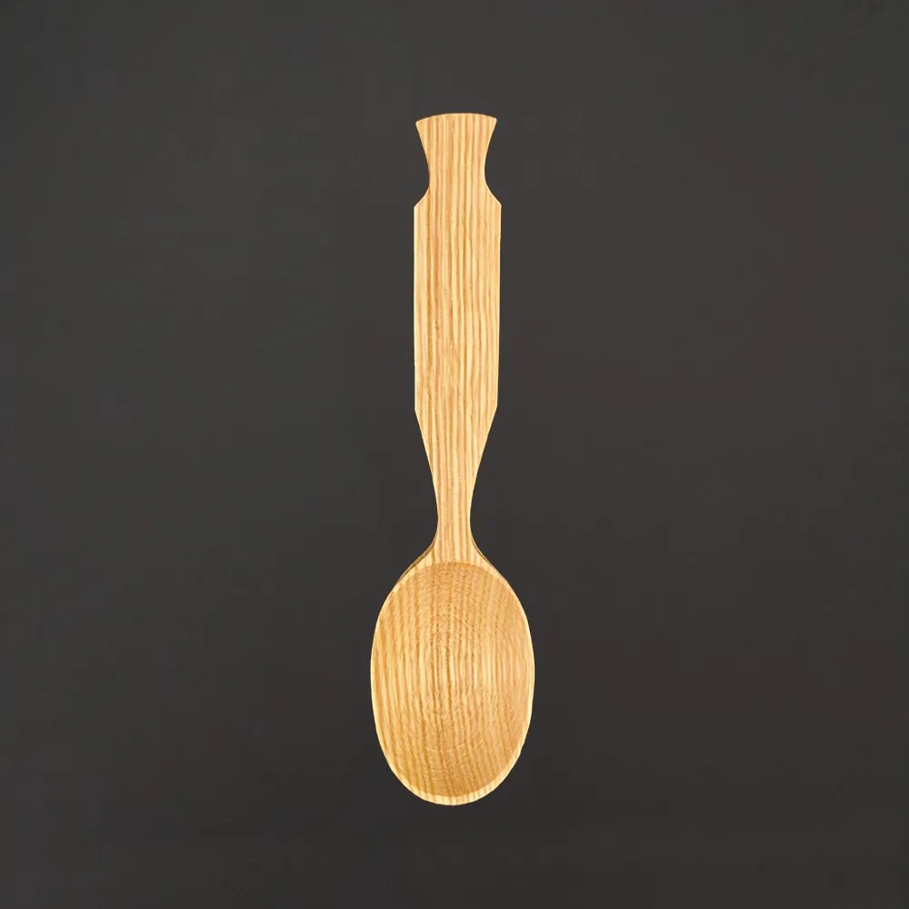 AMADEA Dřevěná lžíce, masivní dřevo, délka 20 cm