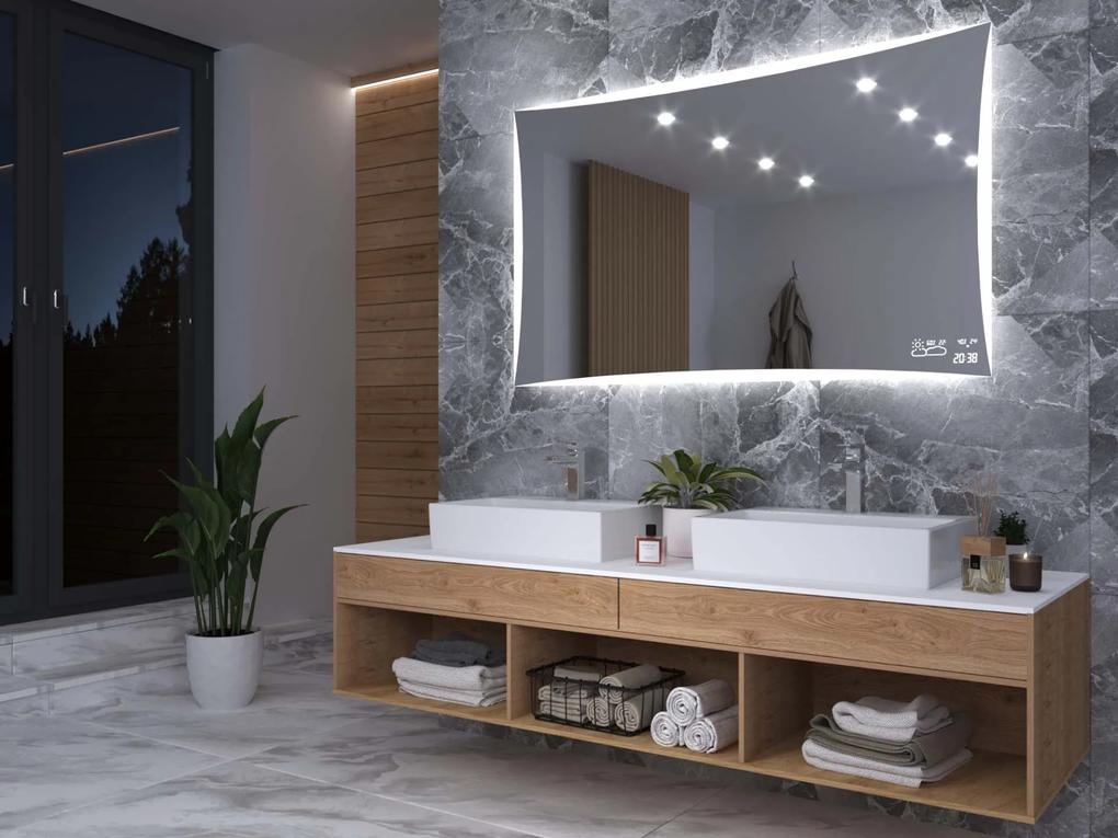 Zrcadlo do koupelny s LED osvětlením M5