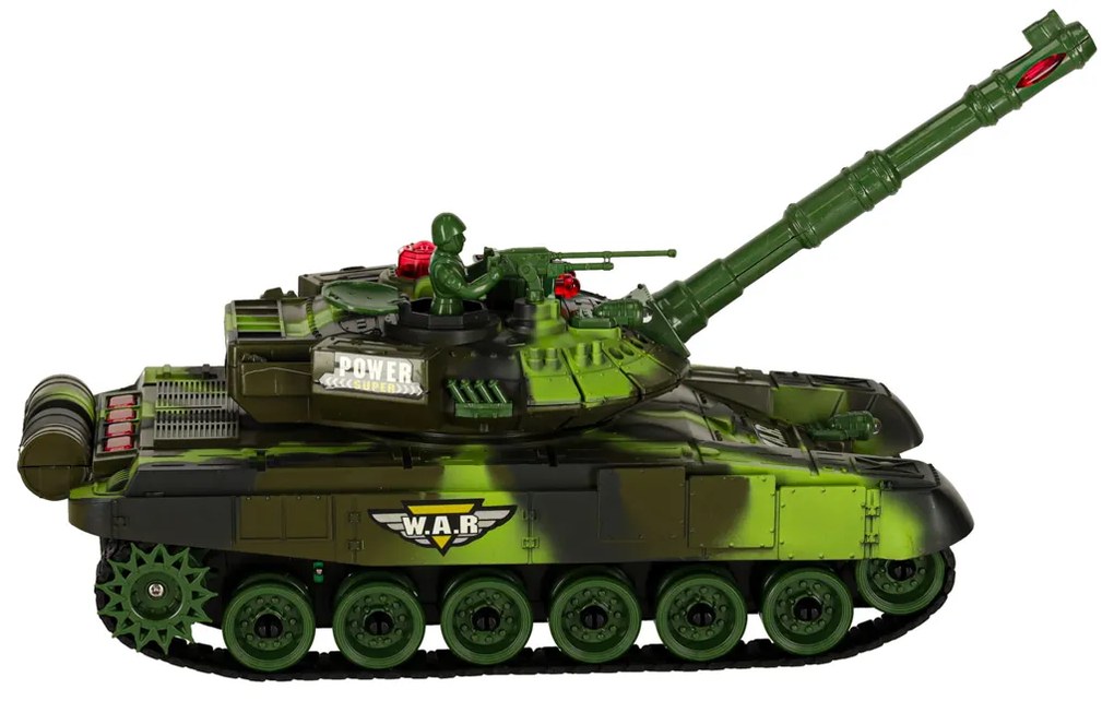 Creative Corner RC válečný tank 9993 2,4 GHz lesní kamufláž