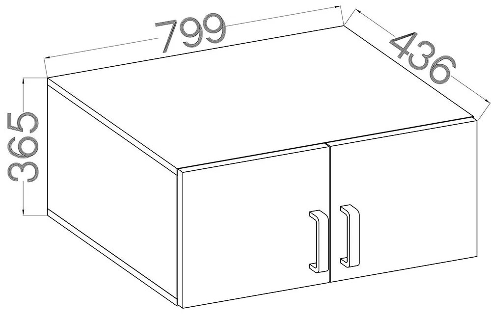 Pracovna MELTA | sestava A | 6 dílů | artisan