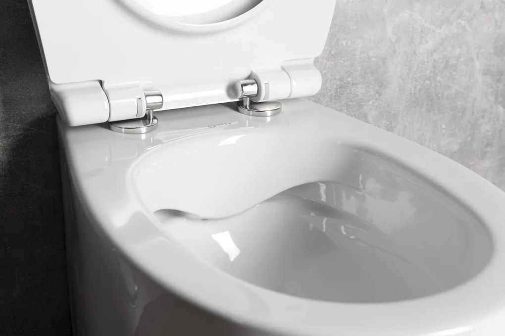 Isvea Isvea, SENTIMENTI WC mísa stojící, Rimless, 36x55cm spodní/zadní odpad, bílá, 10SM10004SV