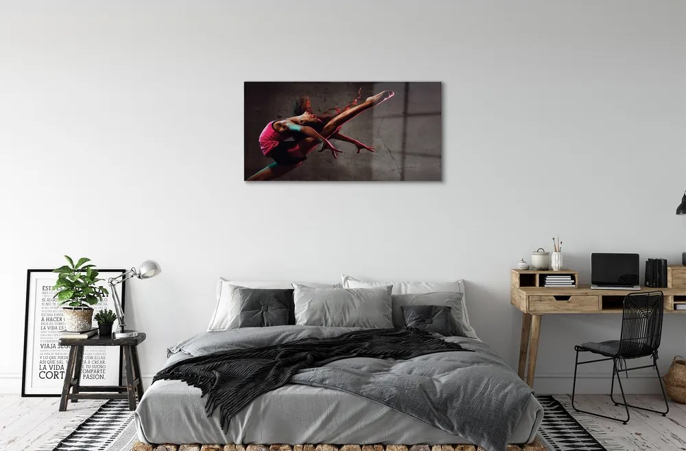 akrylový obraz Žena motouz 100x50 cm