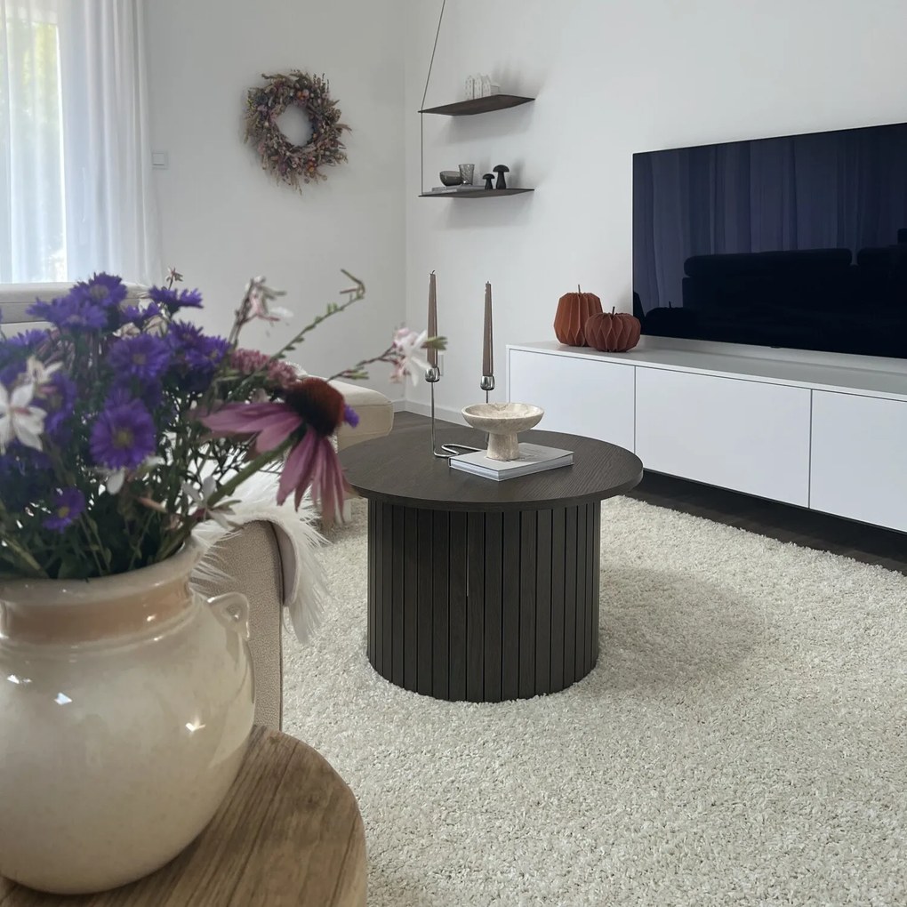 Ayyildiz, Kusový koberec Life Shaggy 1500 cream, 60x110, bílá, ložnice