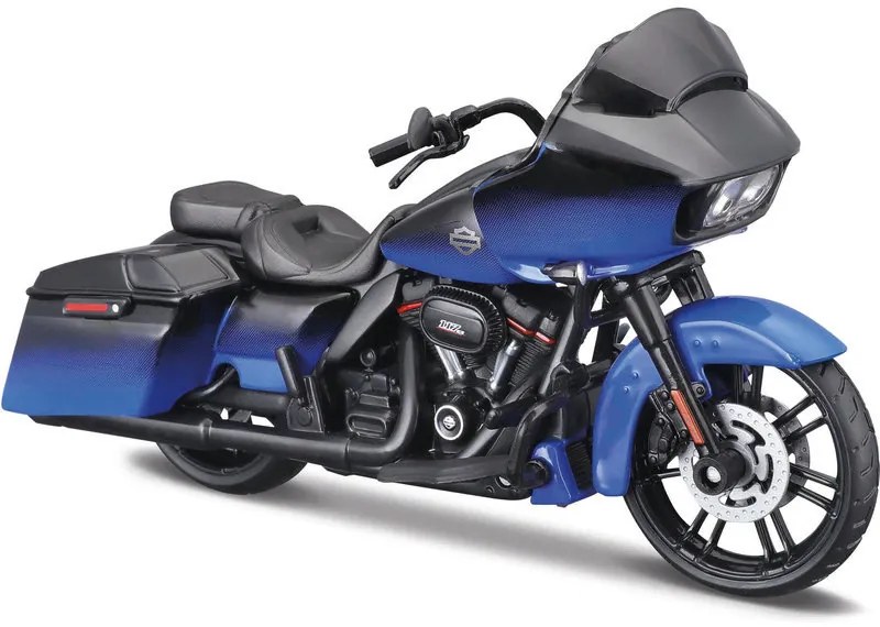 Maisto harley-davidson cvo road glide 2018 1:18 modrá