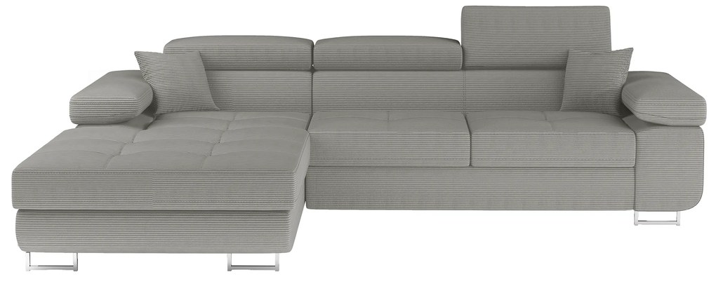 Eltap Rohová sedací souprava Armando Materiál a barva potahu: Jarell 03 - šedá, Orientace: levá