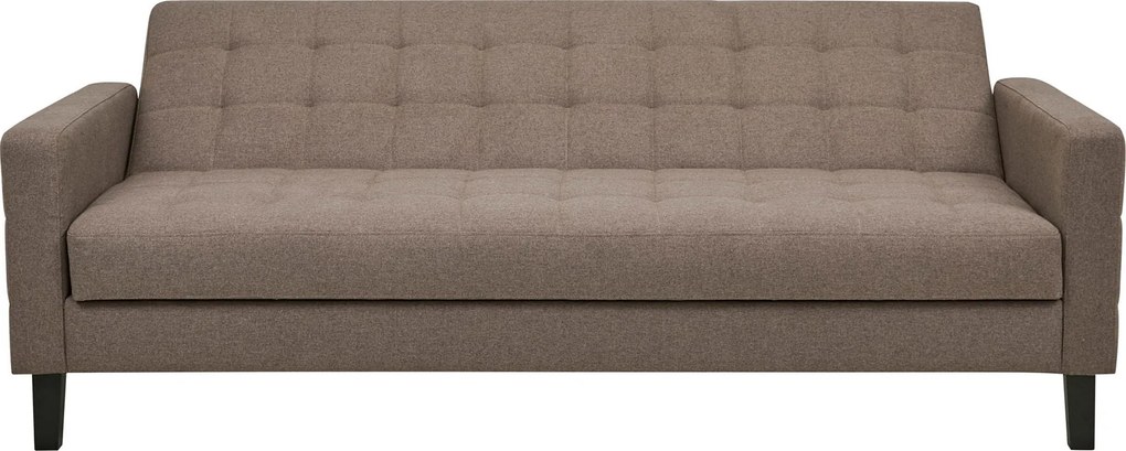 House Nordic Rozkládací pohovka s úložným prostorem MILTON hnědá 204 cm