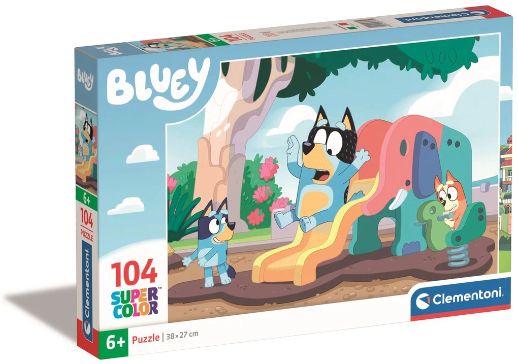 Clementoni - Puzzle Supercolor 104 Bluey 2