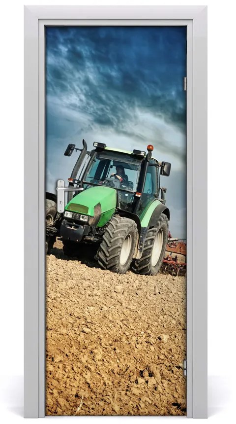 Fototapeta samolepící na dveře vozidla traktor 85x205 cm