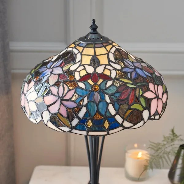 Endon 64327 - Stolní lampa Tiffany SULLIVAN 2xE14/40W/230V pr. 30 cm