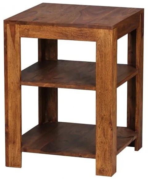 Odkládací stolek z masivního palisandrového dřeva Skyport Fortunata